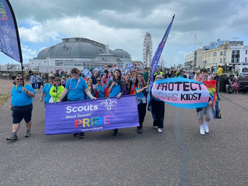 Worthing Pride - July 2024 | West Sussex Scouts